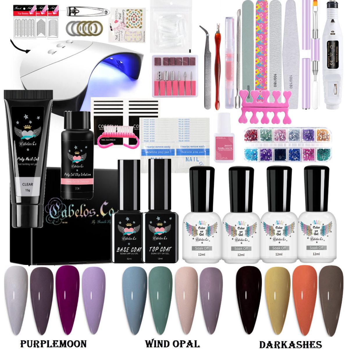 Gel Nail Polish Kits - Nails & Lashes Cabelos.co